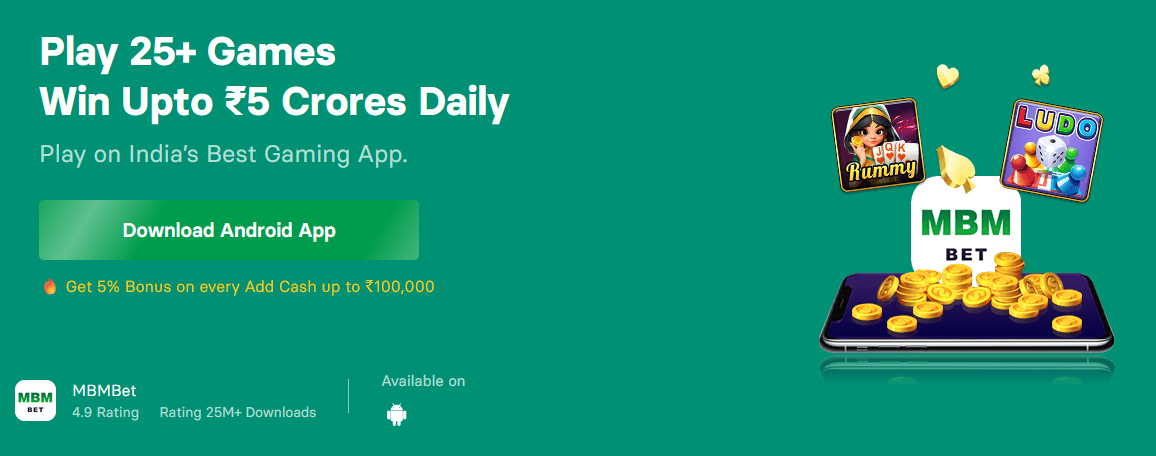 Download MBMBET Mobile App